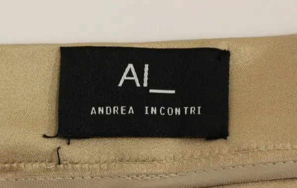 ANDREA INCONTRI Silk Mini Pleated Skirt