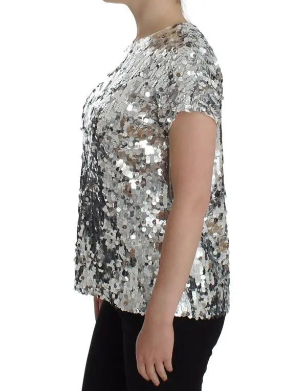 Dolce & Gabbana Sequined Crewneck T-shirt