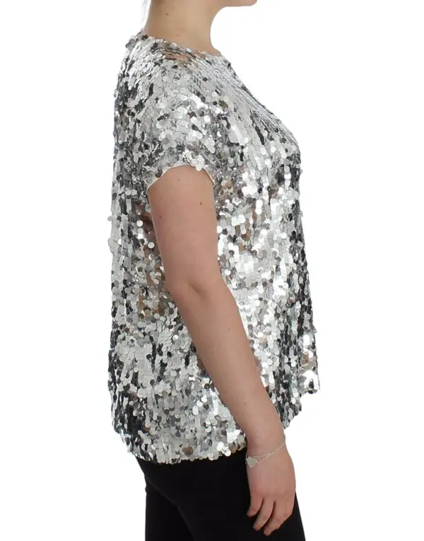 Dolce & Gabbana Sequined Crewneck T-shirt