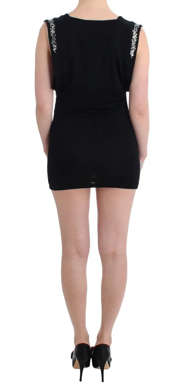 ROCCOBAROCCO Embellished Mini Sheath Dress