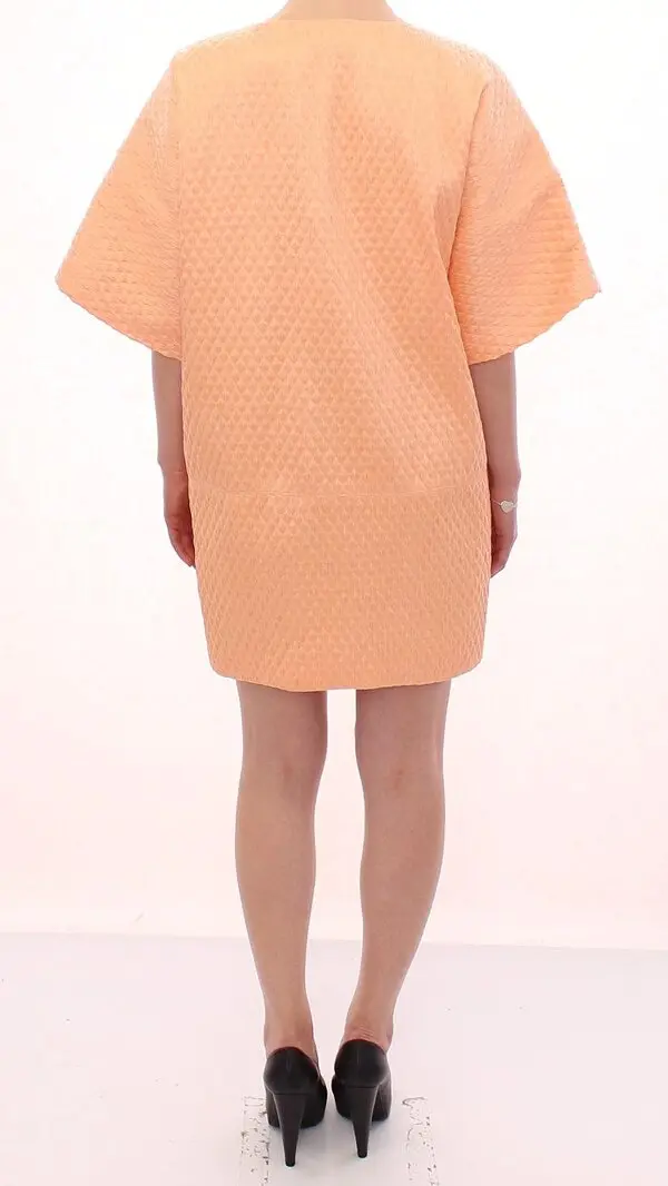 ANDREA INCONTRI Short Sleeves Polyamide-silk Blend Coat