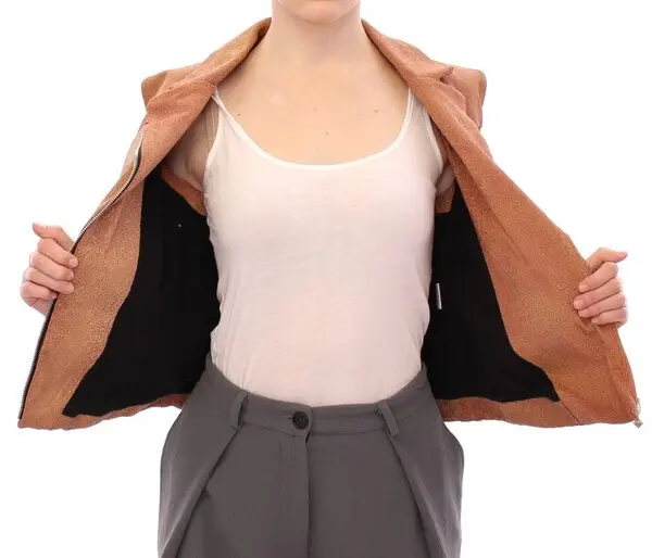 LA MAISON DU COUTURIER Leather Jacket Vest