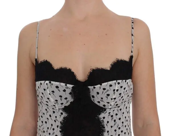Dolce & Gabbana Silk Lace Babydoll Lingerie Top