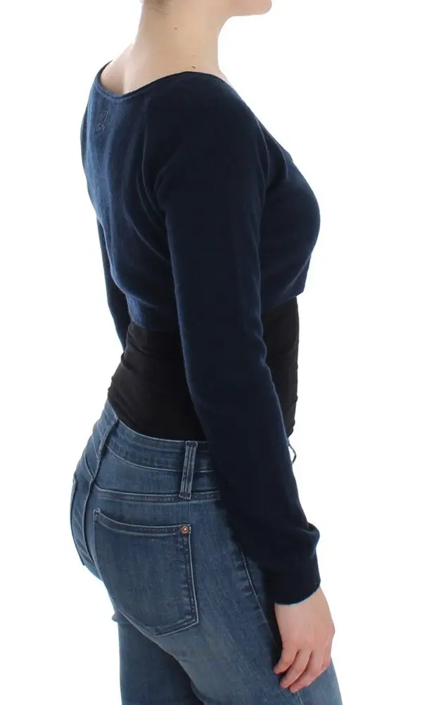 Ermanno Scervino Cropped Cashmere Blend Cardigan
