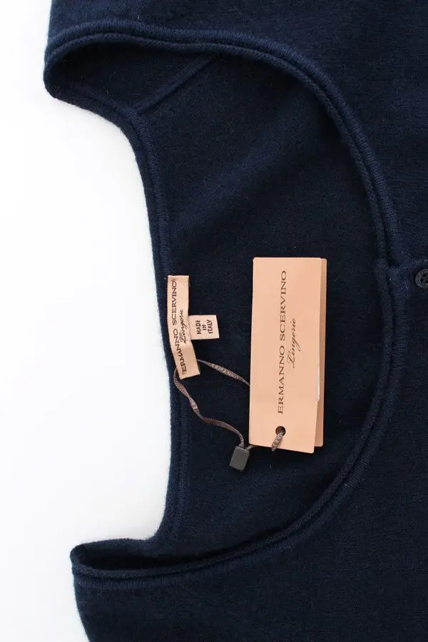 Ermanno Scervino Cropped Cashmere Blend Cardigan