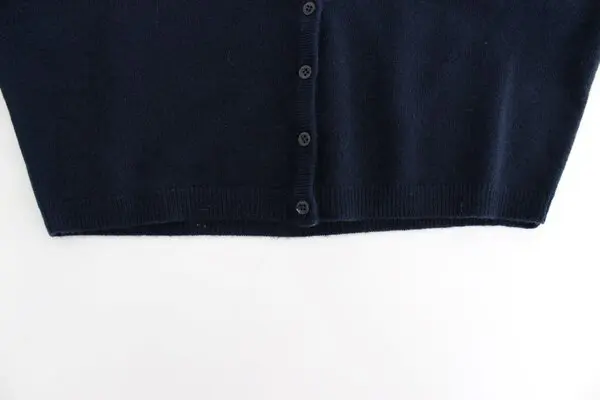 Ermanno Scervino Cropped Cashmere Blend Cardigan