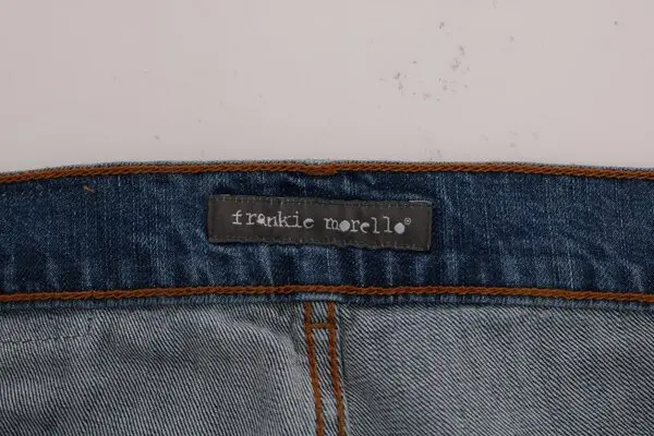FRANKIE MORELLO Slim Fit Jeans With Ripped Detailing