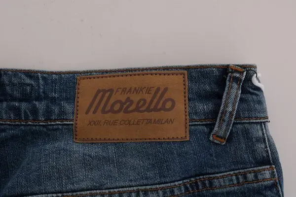 FRANKIE MORELLO Slim Fit Jeans With Ripped Detailing