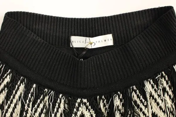 ALICE PALMER Asymmetrical Knitted Skirt