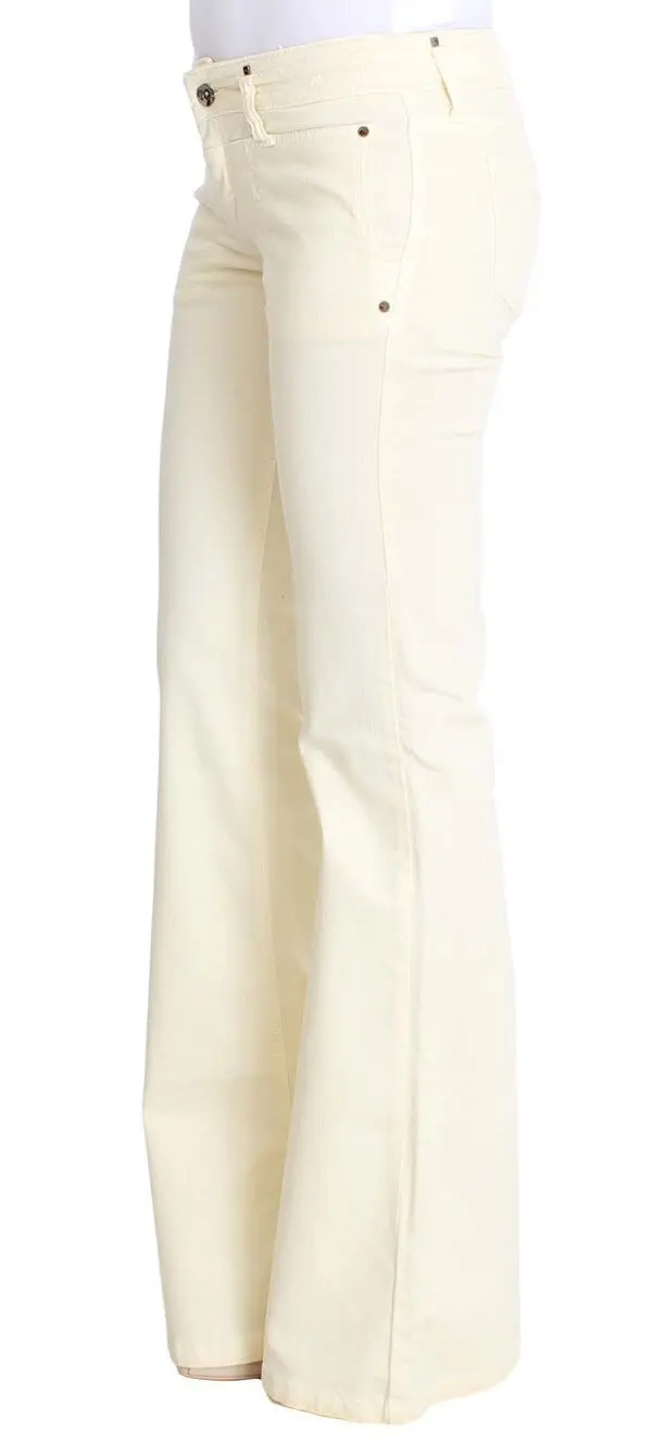 Costume National Cnc Cotton Stretch Flare Jeans