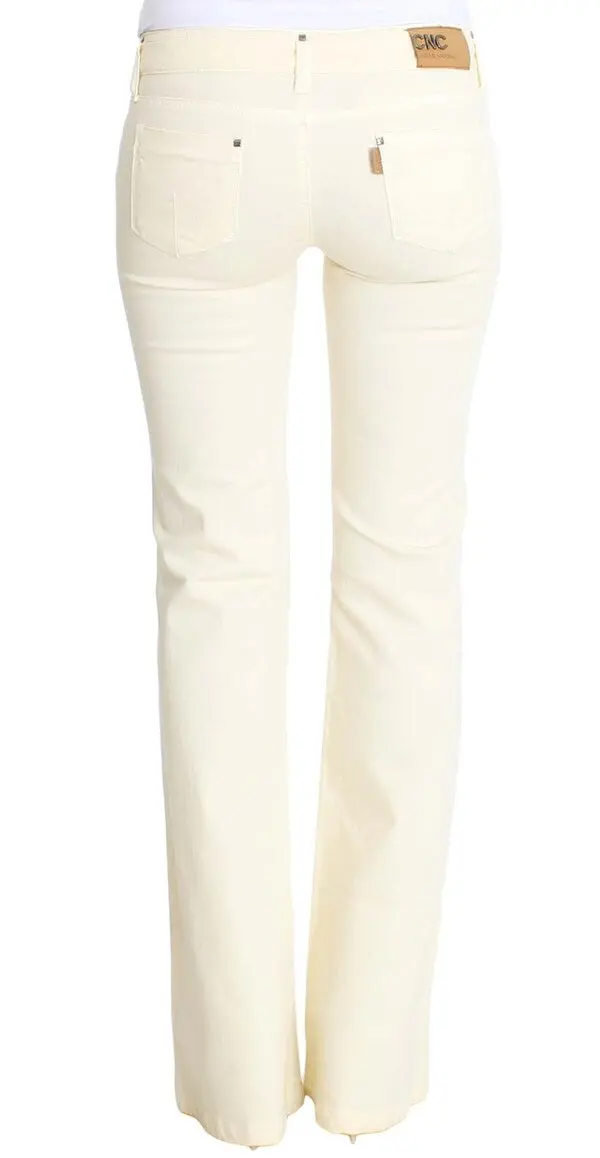 Costume National Cnc Cotton Stretch Flare Jeans