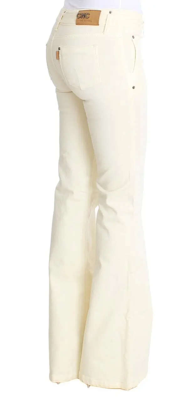 Costume National Cnc Cotton Stretch Flare Jeans
