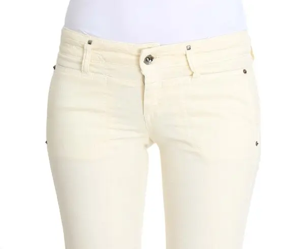 Costume National Cnc Cotton Stretch Flare Jeans