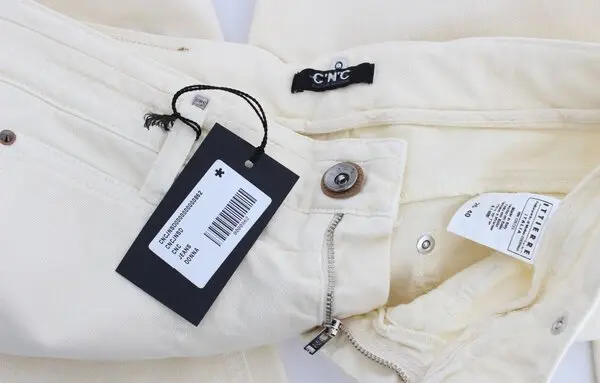 Costume National Cnc Cotton Stretch Flare Jeans