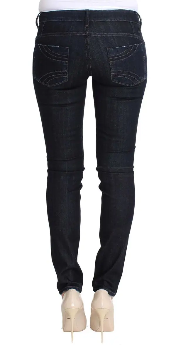 Costume National Cotton Stretch Slim Fit Jeans - Blue