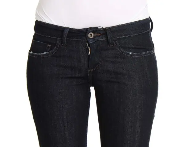 Costume National Cotton Stretch Slim Fit Jeans - Blue
