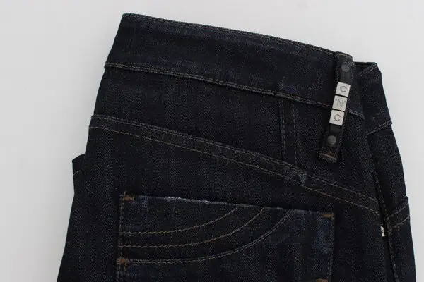 Costume National Cotton Stretch Slim Fit Jeans - Blue