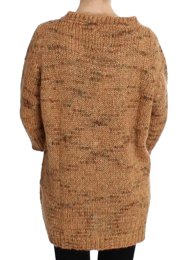 PINK MEMORIES Oversize V-neck Knit Sweater