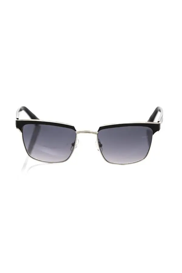FRANKIE MORELLO Clubmaster Sunglasses With Leather Accents - Black