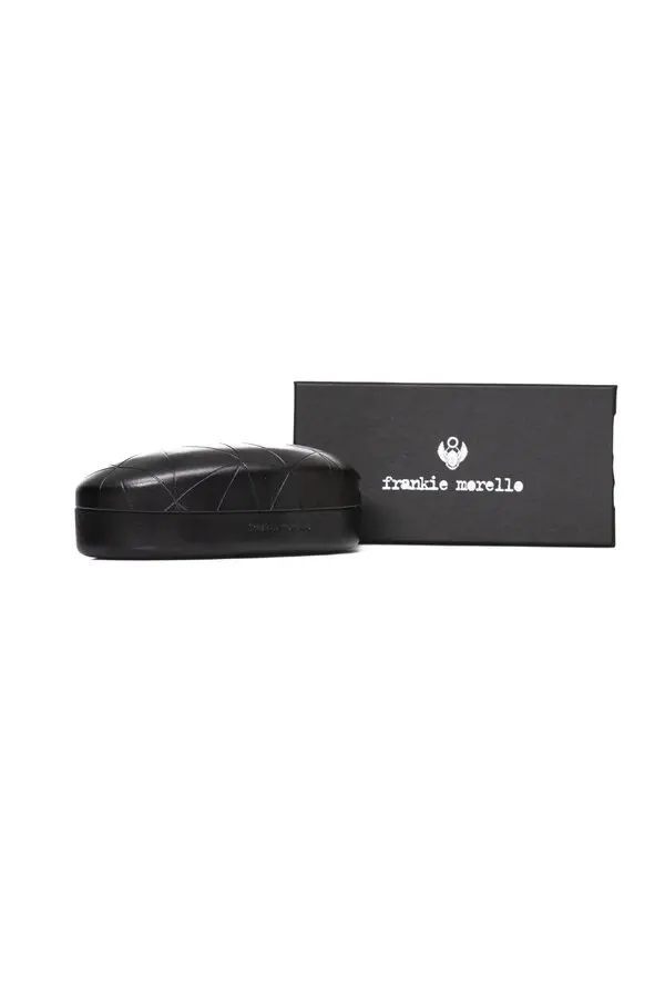 FRANKIE MORELLO Clubmaster Sunglasses With Leather Accents
