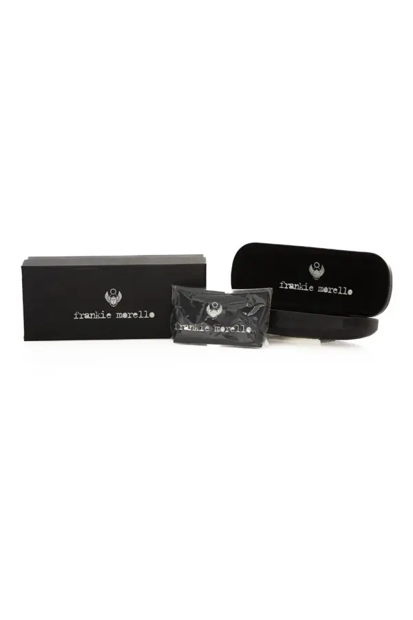 FRANKIE MORELLO Clubmaster Sunglasses With Leather Accents