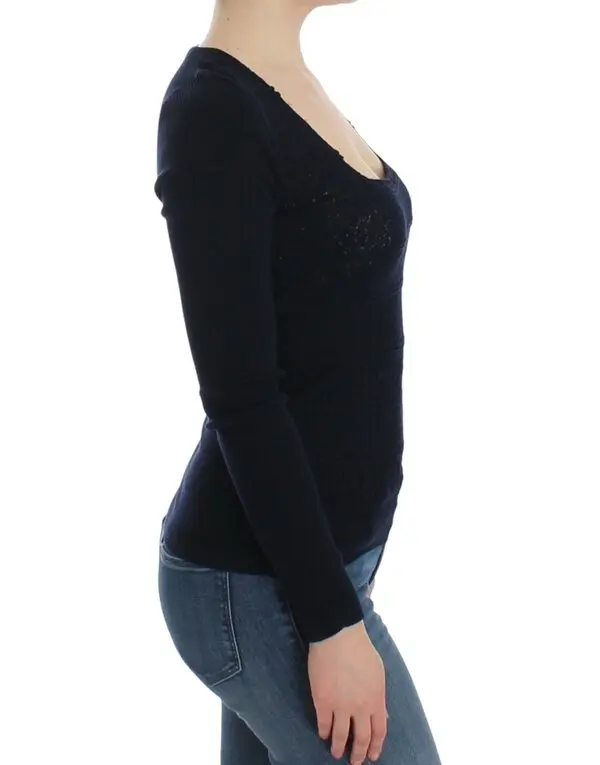 Ermanno Scervino Knitted Wool Blend Sweater