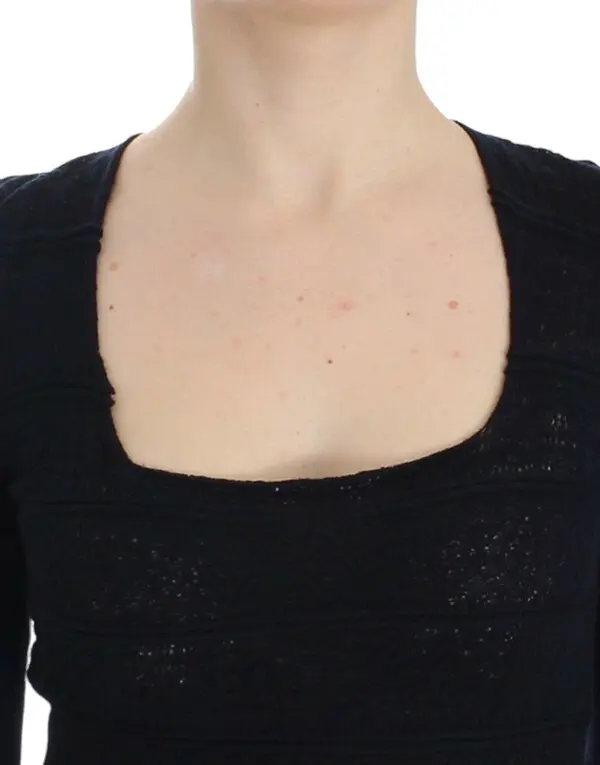 Ermanno Scervino Knitted Wool Blend Sweater
