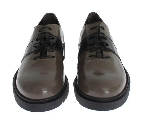 AI_ Leather Lace-up Shoes