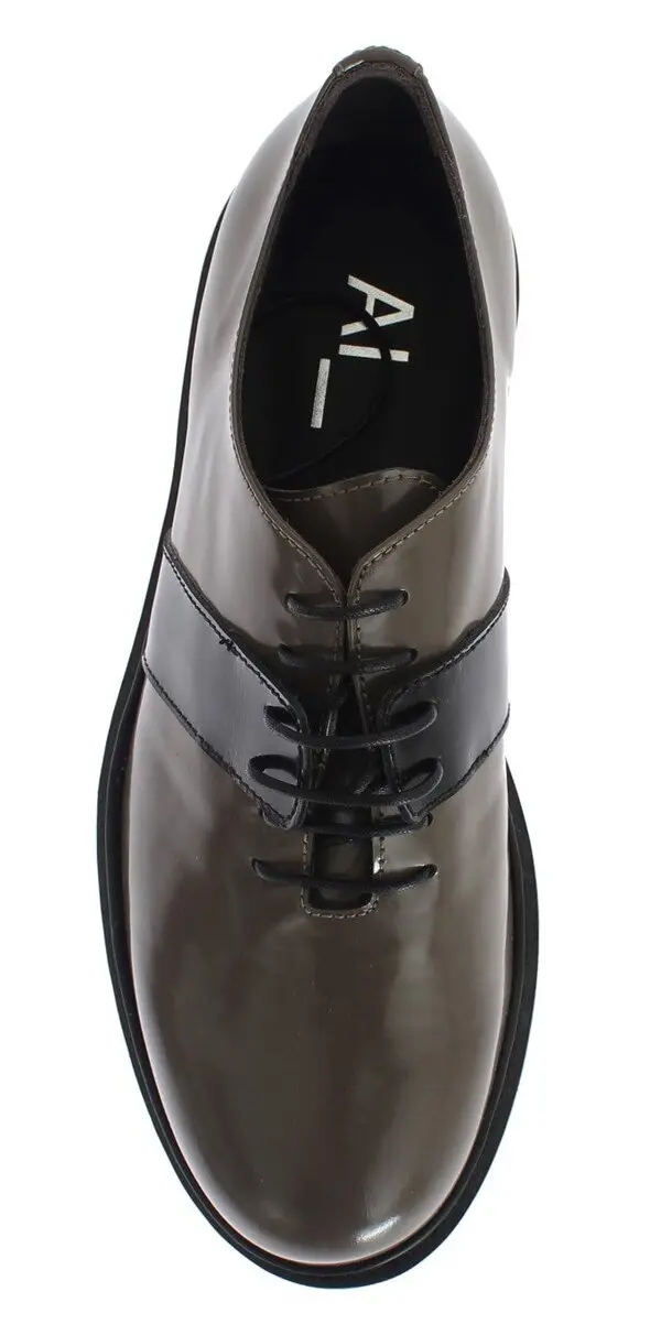 AI_ Leather Lace-up Shoes