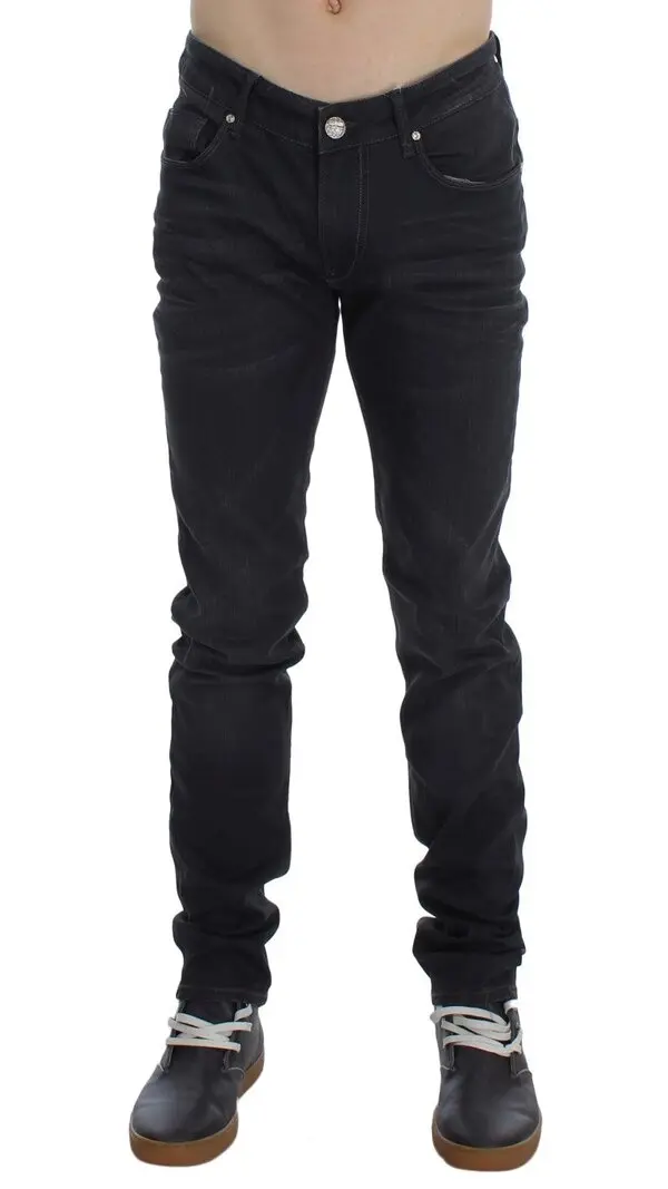 ACHT Cotton Blend Slim Fit Jeans