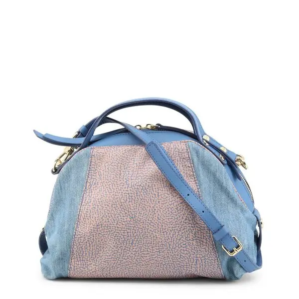 Borbonese Zipped Handbag - Blue