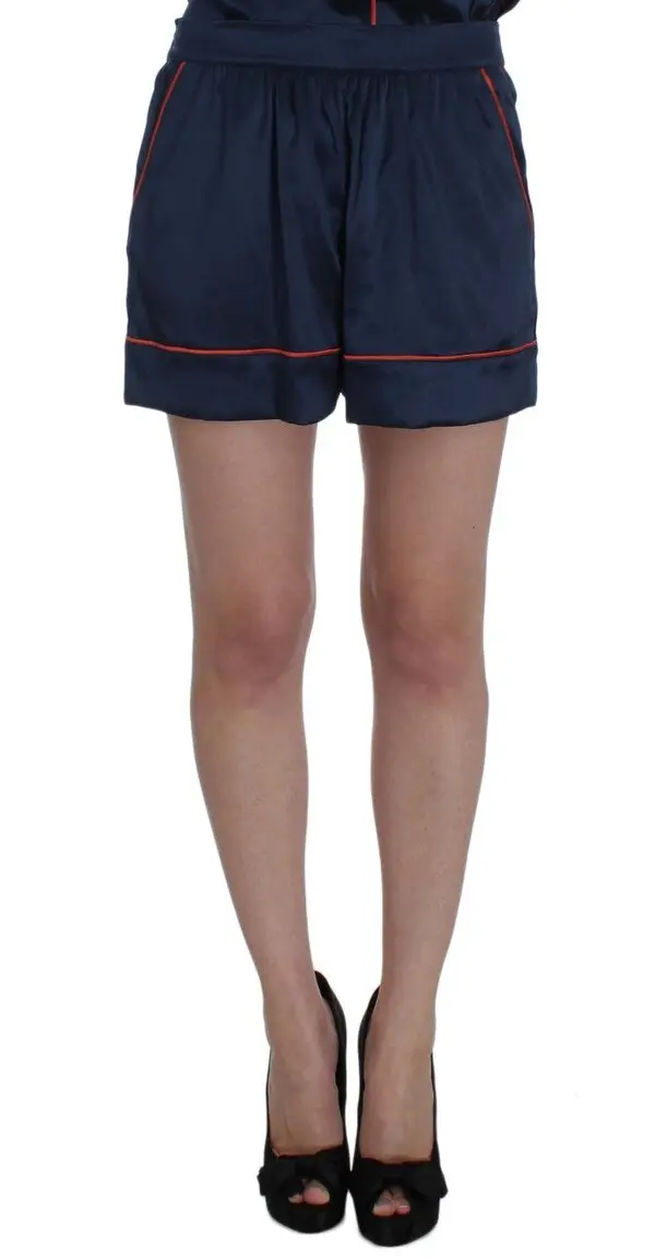 Dolce & Gabbana Silk Stretch Mini Shorts