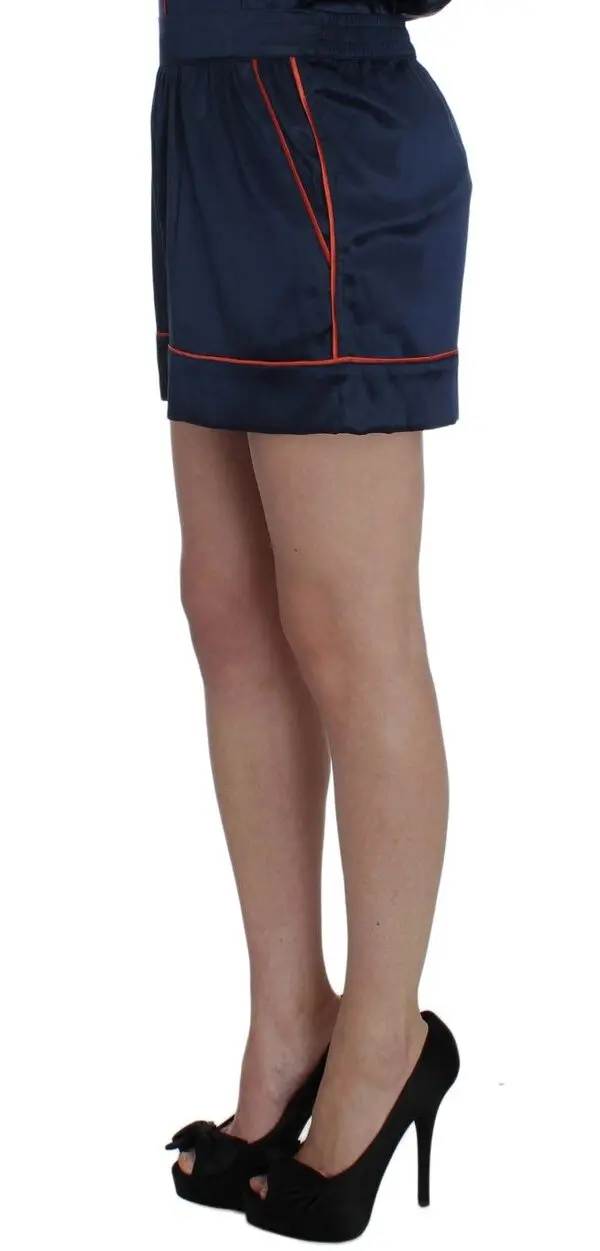 Dolce & Gabbana Silk Stretch Mini Shorts