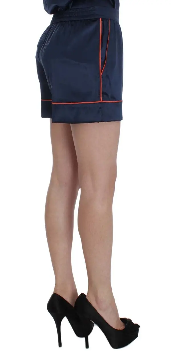 Dolce & Gabbana Silk Stretch Mini Shorts
