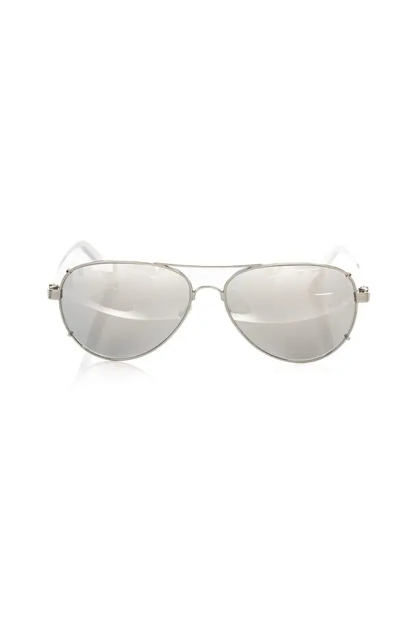 FRANKIE MORELLO Aviator Eyeglasses - Silver