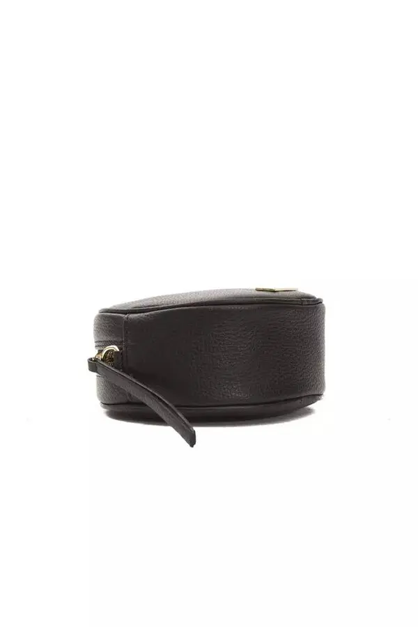 POMPEI DONATELLA Leather Small Oval Crossbody Bag