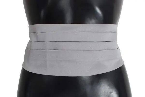 Dolce & Gabbana Silk Waist Cummerbund - Gray