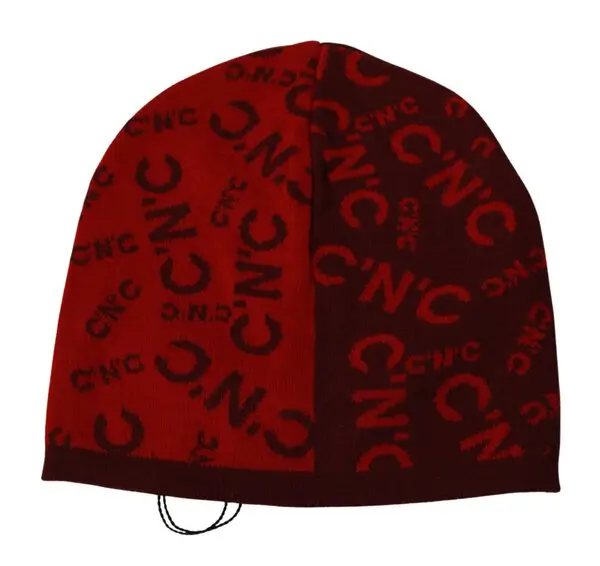Costume National Wool Blend Beanie Hat