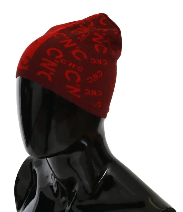 Costume National Wool Blend Beanie Hat