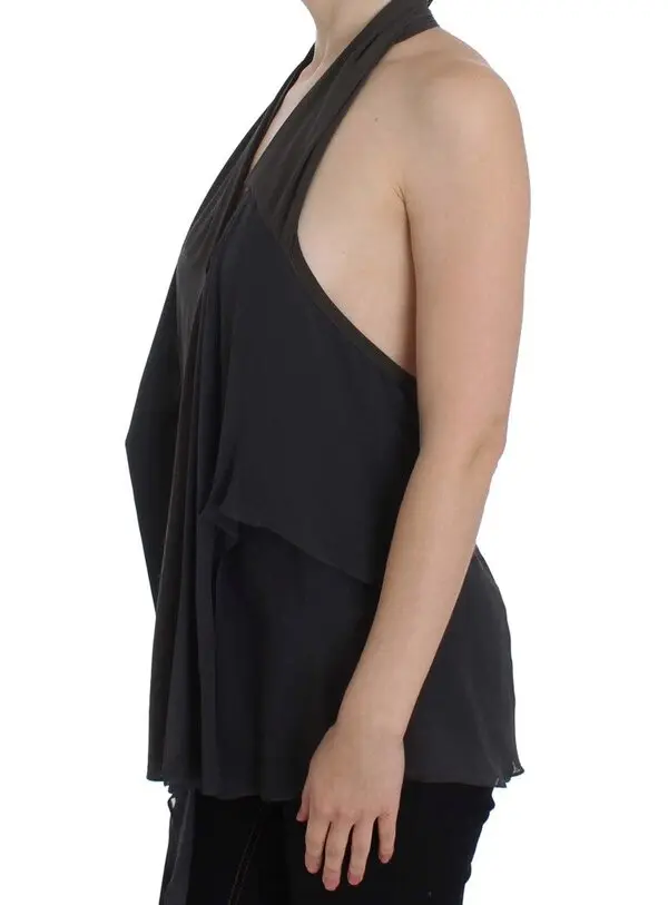 CORA GROPPO Halterneck Blouse Top