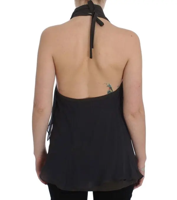CORA GROPPO Halterneck Blouse Top