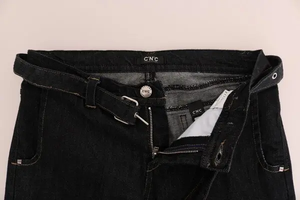 Costume National Cotton Stretch Slim Fit Jeans - Blue