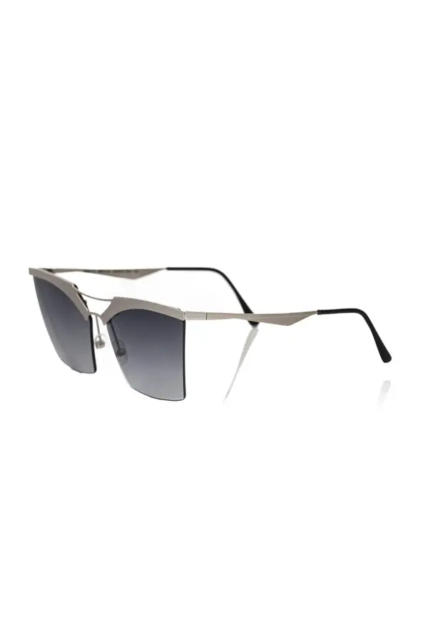 FRANKIE MORELLO Metallic Clubmaster Sunglasses - Silver