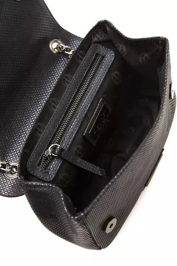POMPEI DONATELLA Textured Leather Crossbody Bag