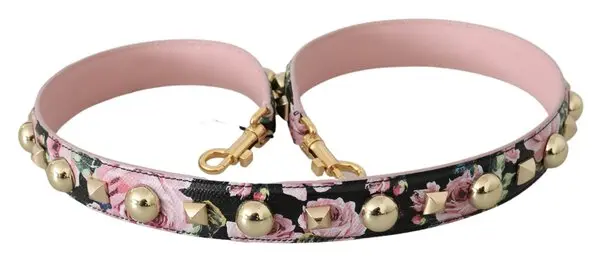 Dolce & Gabbana Floral Leather Shoulder Strap