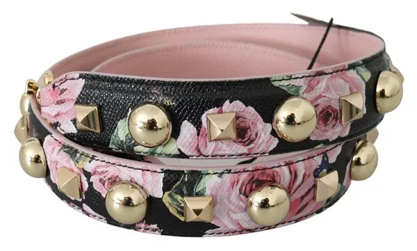 Dolce & Gabbana Floral Leather Shoulder Strap