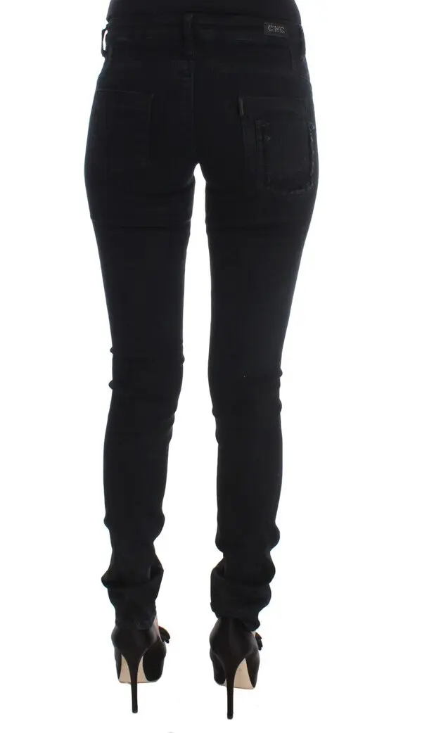 Costume National Slim Fit Cotton Jeans