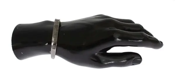 NIALAYA JEWELRY Sterling Gray Rhodium Bangle Bracelet