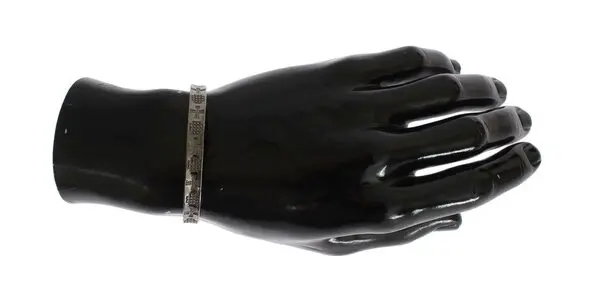 NIALAYA JEWELRY Sterling Gray Rhodium Bangle Bracelet