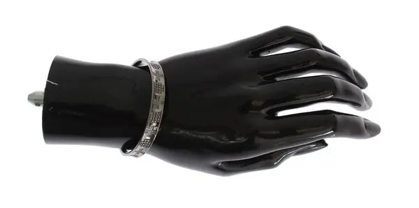 NIALAYA JEWELRY Sterling Gray Rhodium Bangle Bracelet